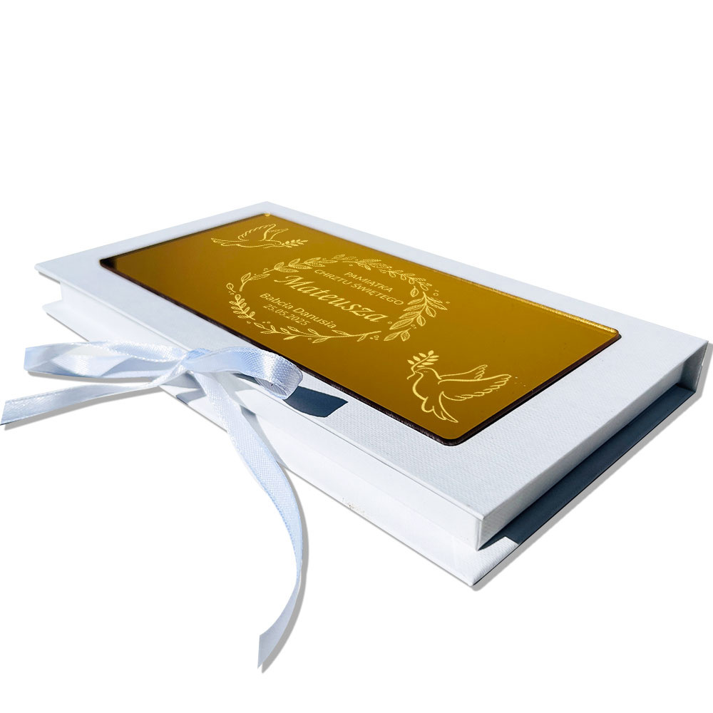 Pudełko na Pieniądze Chrzest - Prezent na Chrzest Święty dla Chłopca Dziewczynki Pamiątka Chrztu ...